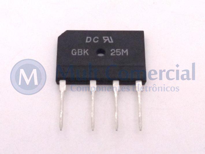 Ponte Retificadora GBK25M 1000V 25A - DC - Acessórios para Ferramenta ...
