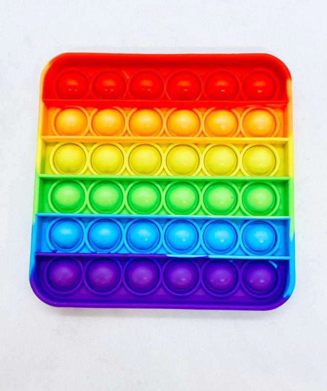 Pop It Colorido - Quadrado - DD - Pop It / Bolha Anti Stress - Magazine ...