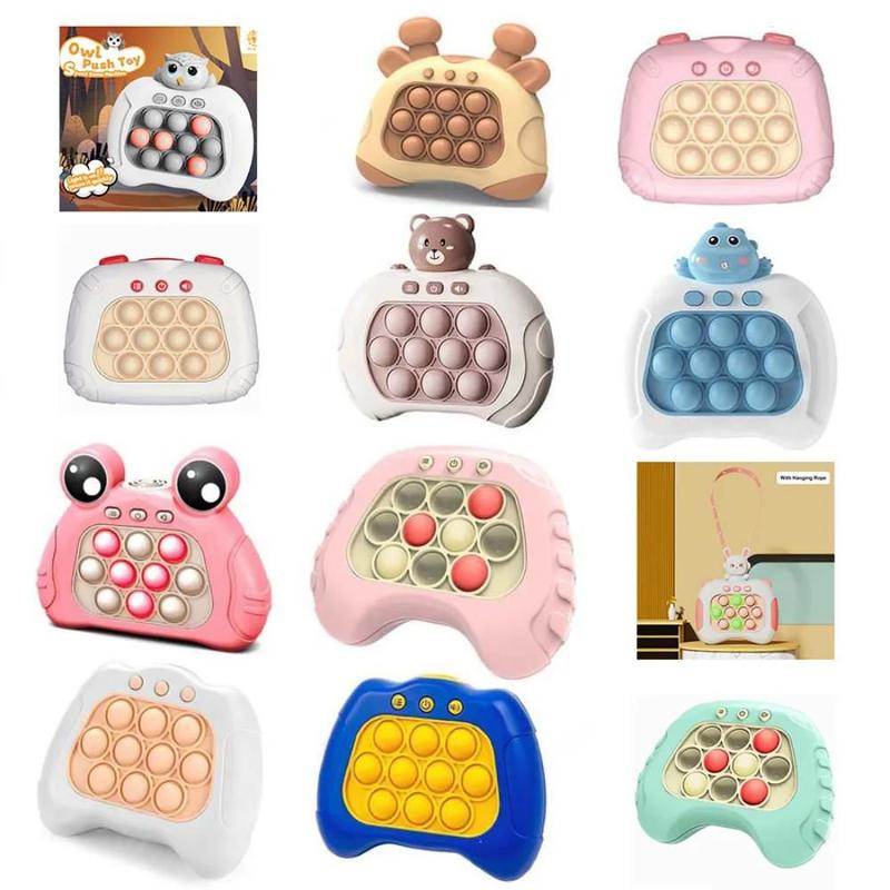 Pop It Eletrônico Brinquedo Mini joguinho Jogo Quick Fast Push Fidget ...