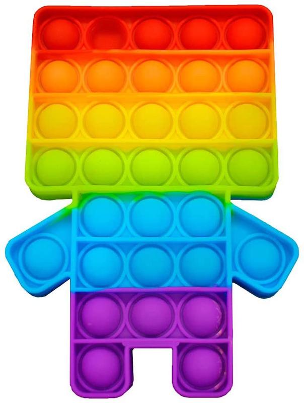 Pop-it Fidget Toy Bolha Anti-stress - Minecraft - SOS MASCARAS - Pop It ...