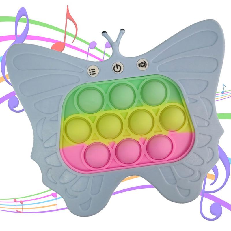 Pop It Mini Game Interativo 4 Modos Borboleta Som Luzes Anti Estresse ...
