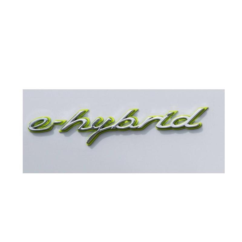 Porsche Emblema Letra "E-hybrid" Cromado/verde - OEM - Emblemas ...