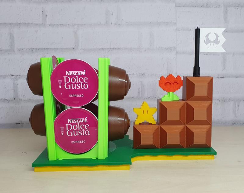 Porta Capsulas Dolce Gusto - Tema Super Mario - Capacidade 8 a 11 ...