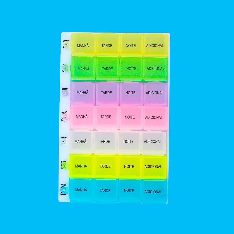Porta Comprimidos Medicamento Semanal Dia Destacável - shop mix - Porta ...