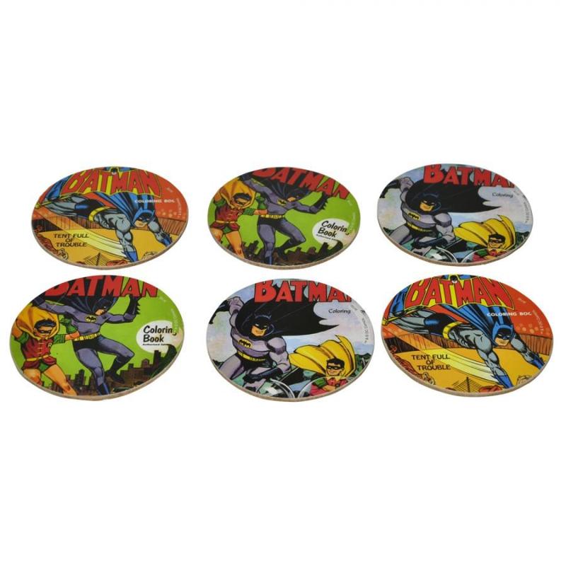 Porta Copos Batman and Robin Actions DC Comics 6 unidades - Craw - Bar ...