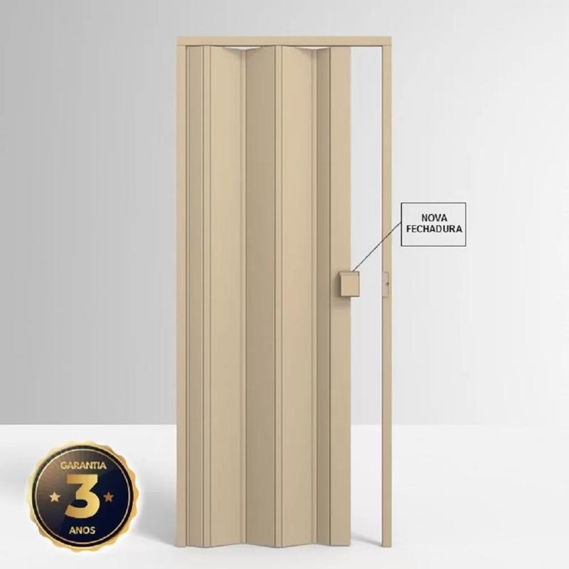 Porta de PVC Sanfonada 210x85cm Permatti - Porta - Magazine Luiza