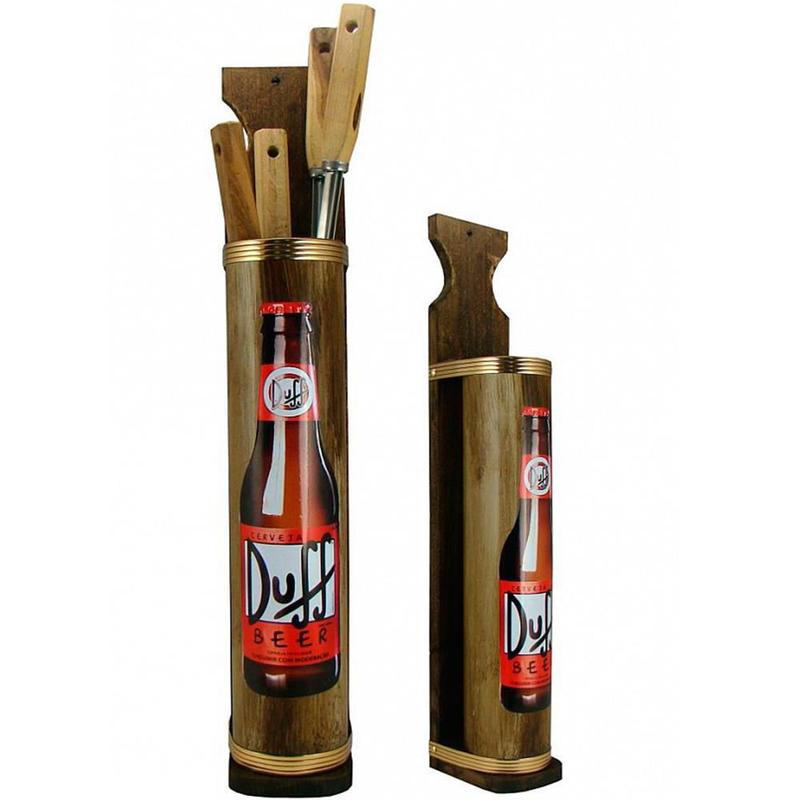 Porta Espetos De Churrasco Gourmet Cerveja Duff Beer - Retrofenna Decor ...