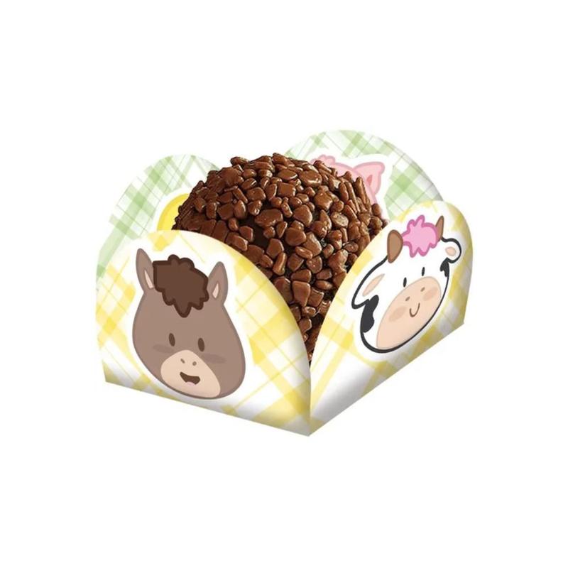 Porta Forma Fazendinha c/40 - Festcolor - Forminha para Doces ...