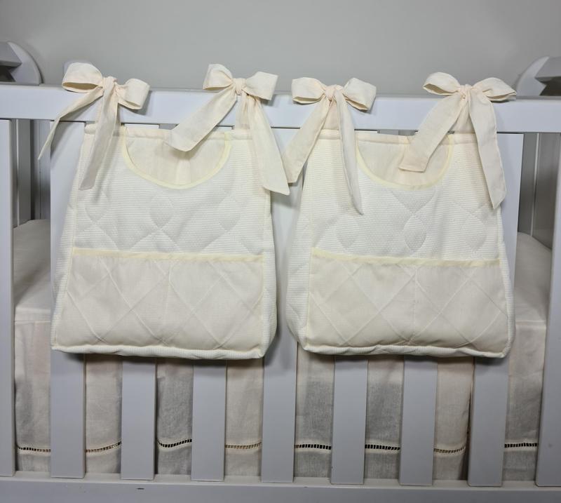 Porta Fraldas Para Berço Porta Treco 2 Peças Palha - POLYBABY - Porta ...