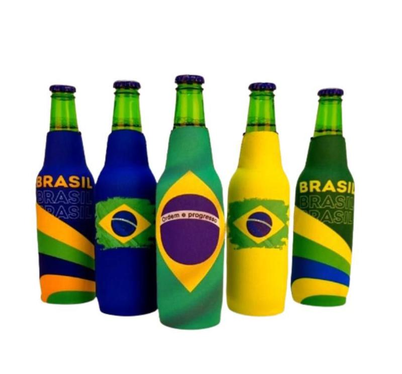 Porta Long Neck Termoneo Brasil 330Ml - Kit Com 5 Unidades - Porta ...