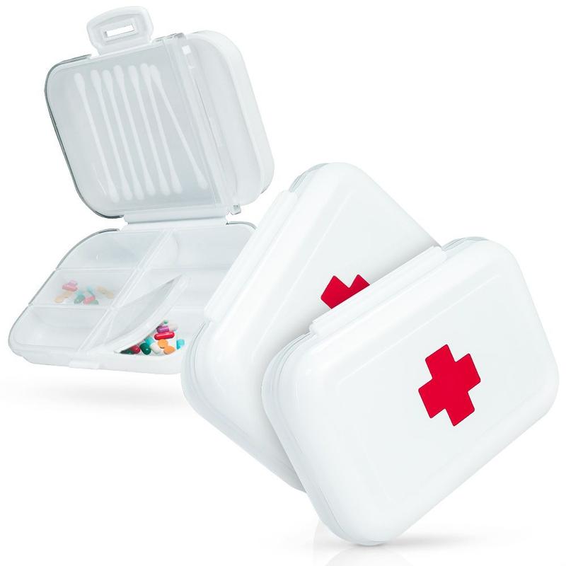 Porta Medicamento Remedios Pequeno Diario 2 Un Pratico Caixa - Hxt ...