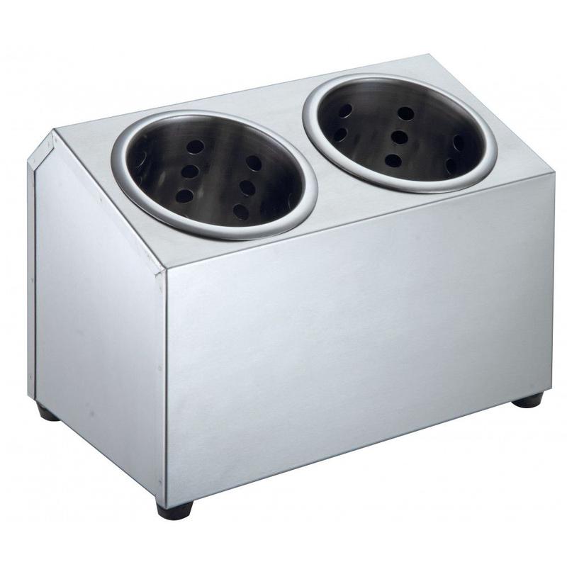 Porta talher 2 nichos em aço inox orcil - Porta Talheres - Magazine Luiza