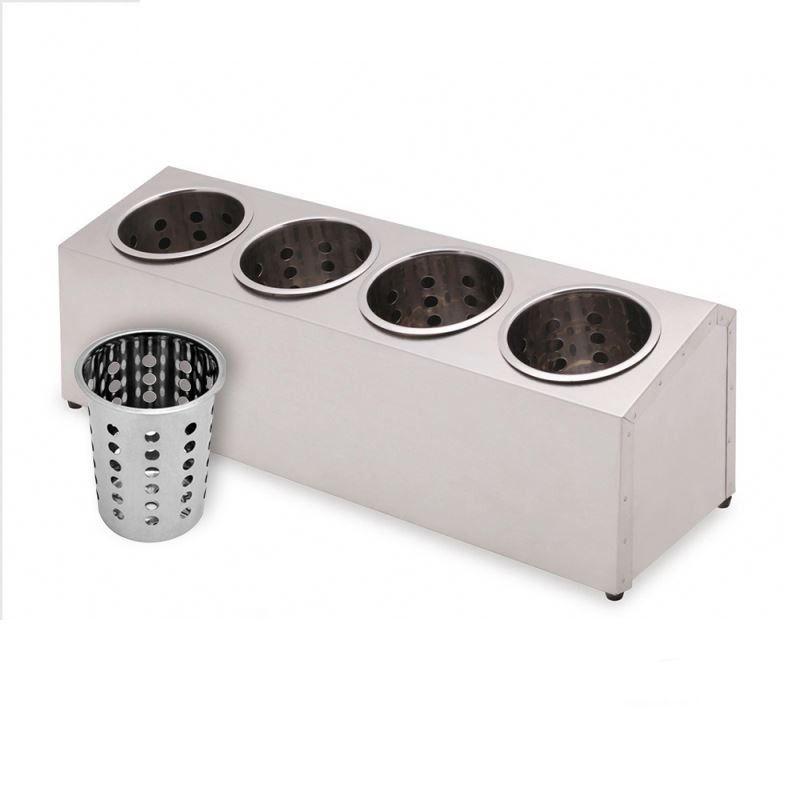 Porta Talher 4 Nichos Em Aço Inox Para Bar E Restaurante - Ipe cozinhas ...