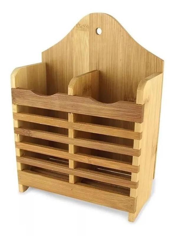 Porta Talheres De Bambu 15X20Cm Moderno Sustentável - Clink - Porta ...
