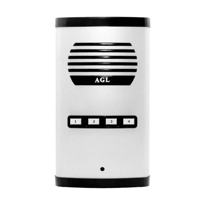 Porteiro Eletrônico Coletivo Agl 4 Pontos Unidade Externa - Interfone e ...