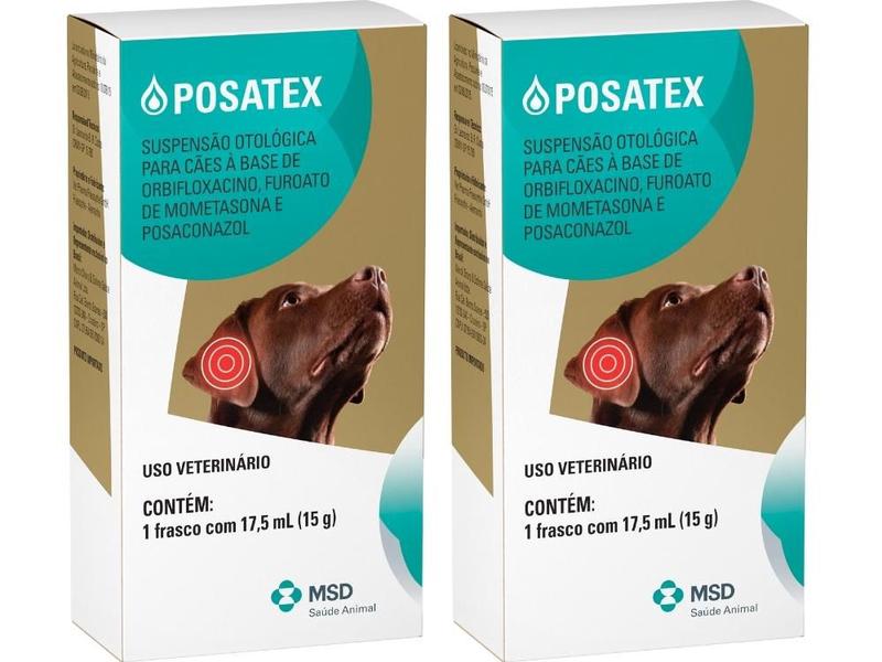 Posatex 17,5ml - Msd - 2 Unidades - Otológico - Magazine Luiza