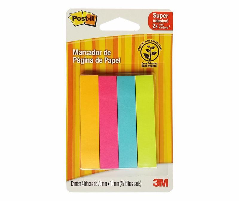 Post-it 3M Marcador de Páginas - Marcador de Página / Marca-Página ...
