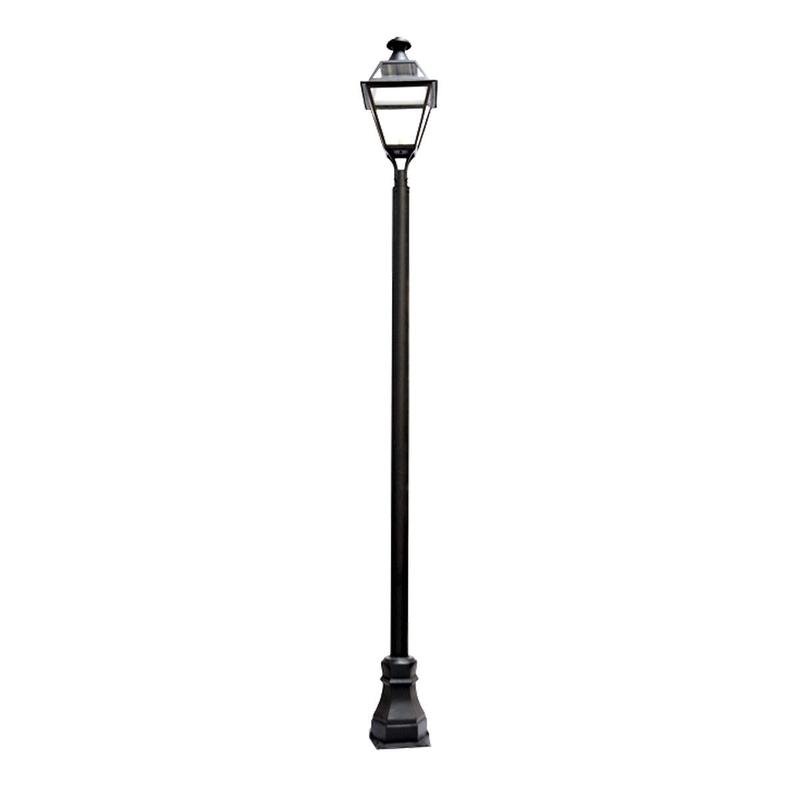 Poste Colonial de Jardim Manaus de Alumínio Fundido 416cm - Luminárias ...