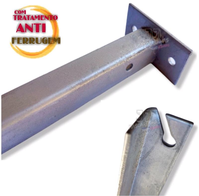 Poste para fixação para concertina 45cm parafusar - 20 un - JJ - Poste ...