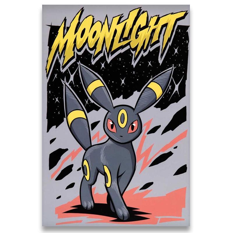 Poster 42cm x 30cm A3 Brilhante Pokémon Umbreon b5 - BD Net Collections ...