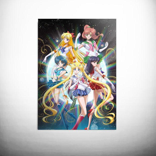 Poster Adesivo Anime Sailor Moon - Cogumelo Corp - Pôster - Magazine Luiza
