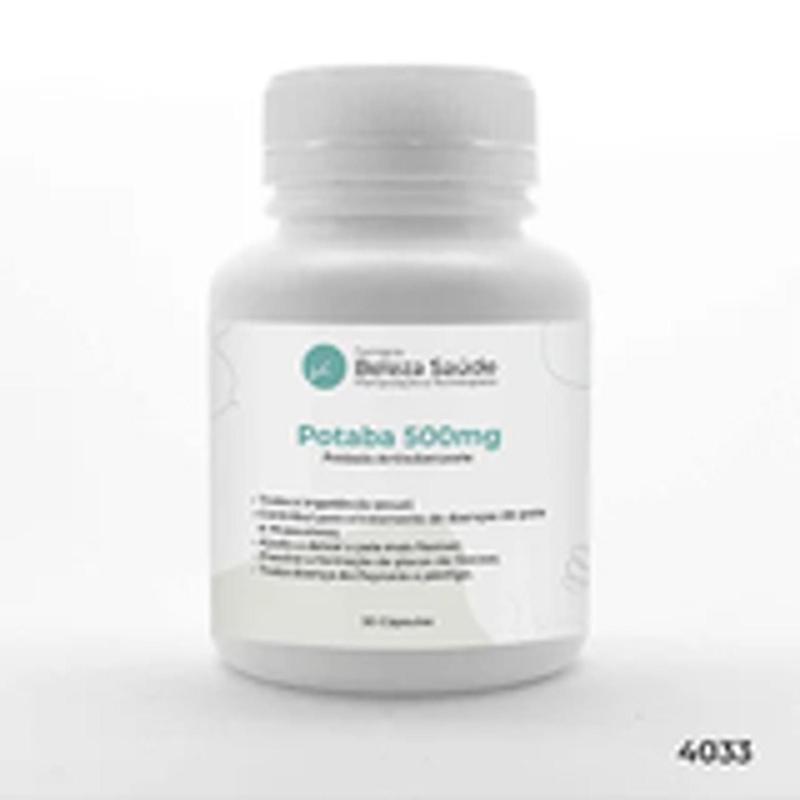 Potaba 500 mg 30 cápsulas - Beleza Saúde - Nutricosméticos - Magazine Luiza