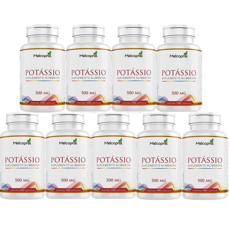 Potássio 500Mg 9X100 Cápsulas Melcoprol - Suplemento Potássio ...