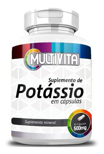 Potássio Multivita 500mg 60 Cápsulas - Flora Nativa - Suplemento ...