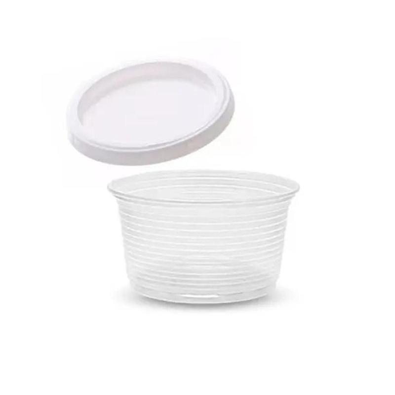 Pote 100ml Com Tampas 1000und Descartável - cristalcopo - Embalagens para Delivery - Magazine Luiza
