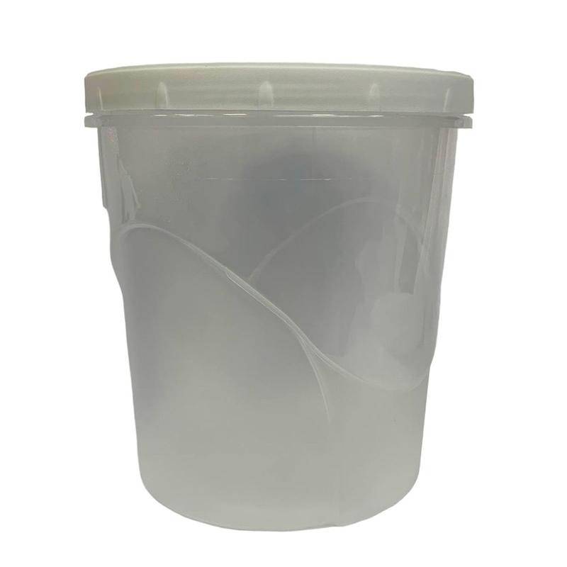 Pote Clic De Plástico Redondo 4,5 L Com Tampa Rosca Plasutil - Plasútil ...