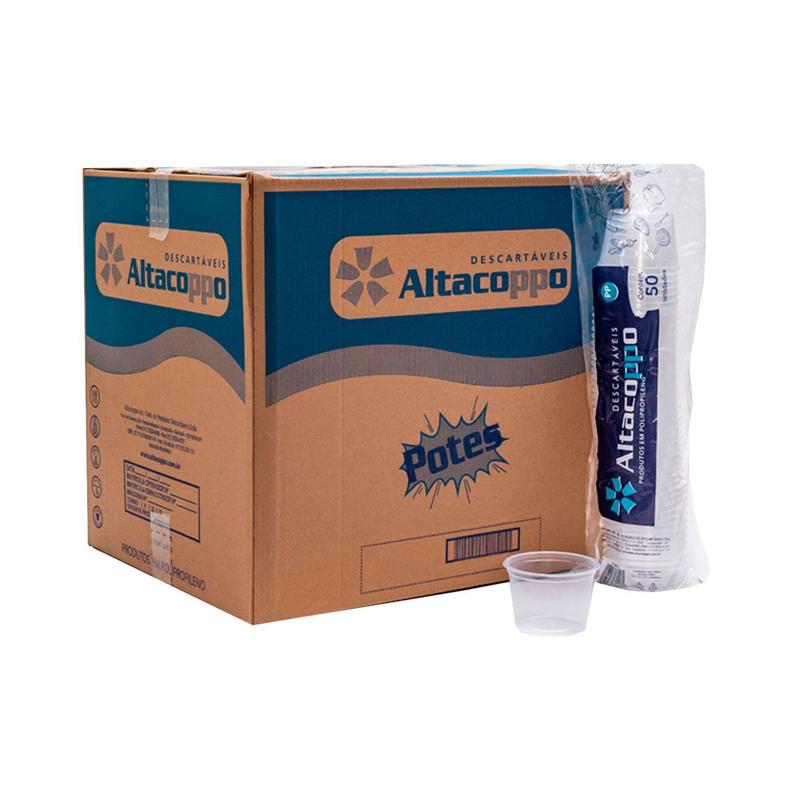 Pote cristal sem tampa 100ml altacoppo c/100 - Pote Descartável - Magazine Luiza