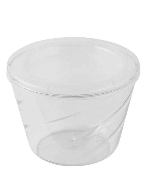 Pote Cumbuca 250 ml Cristal Com Tampa Caixa Com 20 Unidades - POTE DZ ...