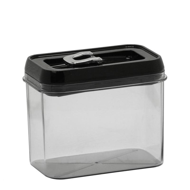 Pote de plástico 1.3 litros com Tampa Plástica Coccina 16cm ...