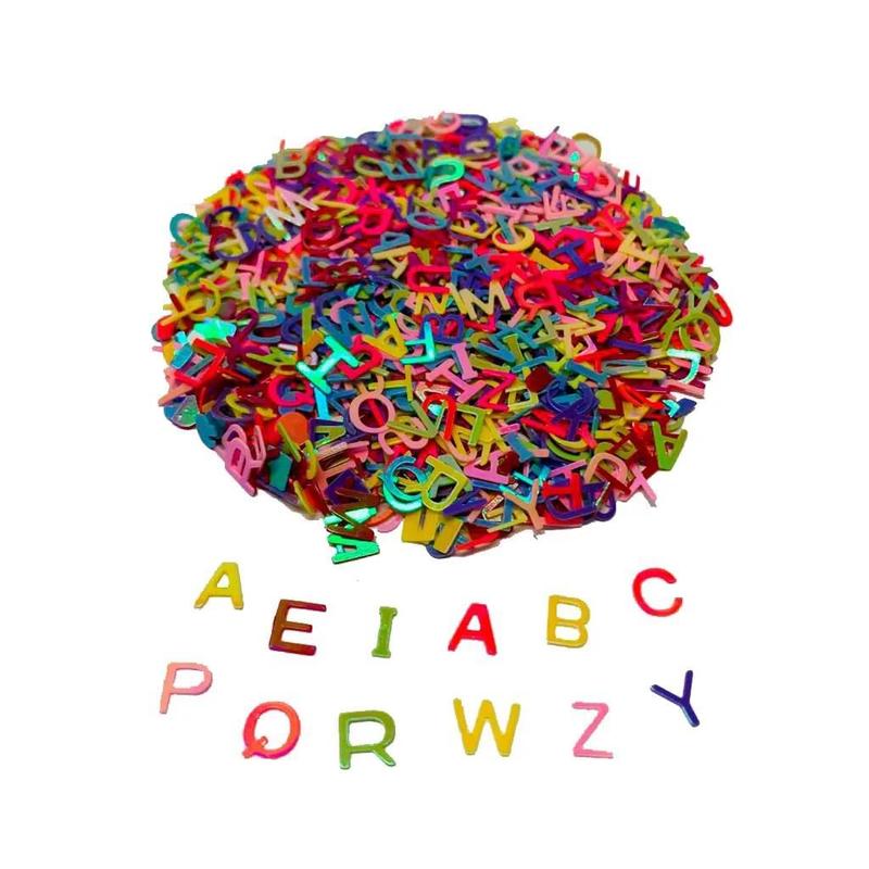 Pote Granulado Letrinhas Alfabeto Coloridas 10g - MG - Pote - Magazine ...