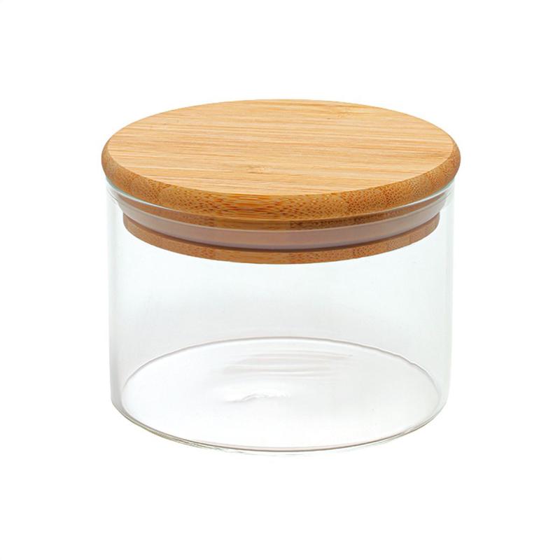 pote hermético de vidro com tampa de bambu da mimo style - Pote ...