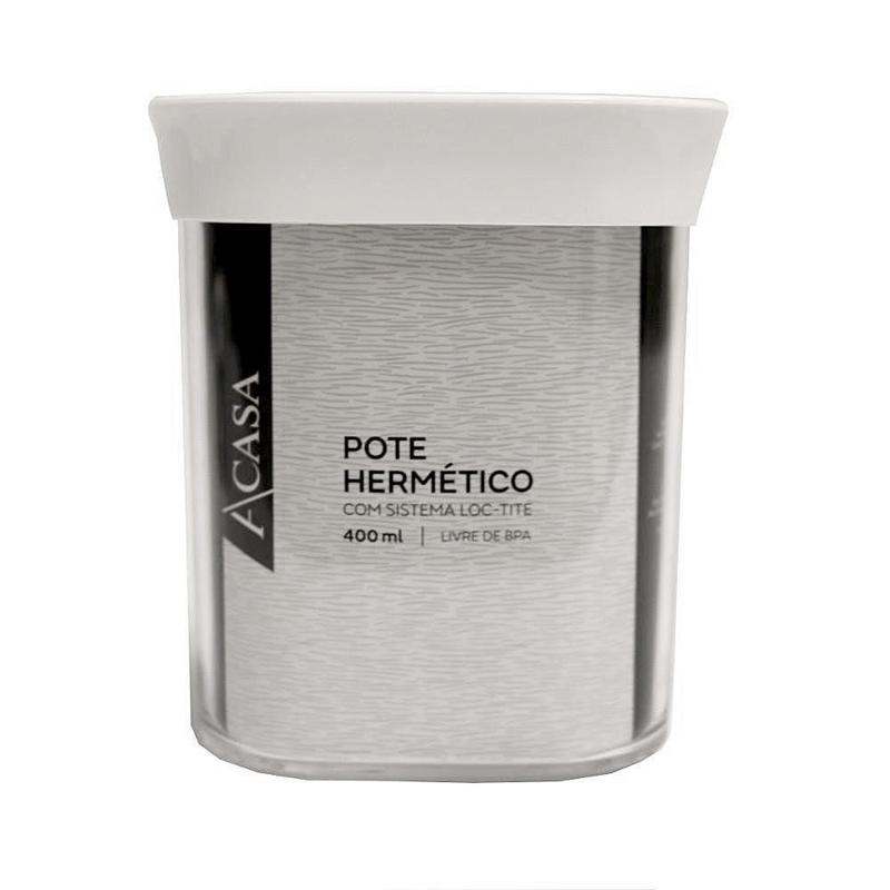 Pote Hermético Loc Tite 400ml - A/CASA - ACASA - Pote - Magazine Luiza