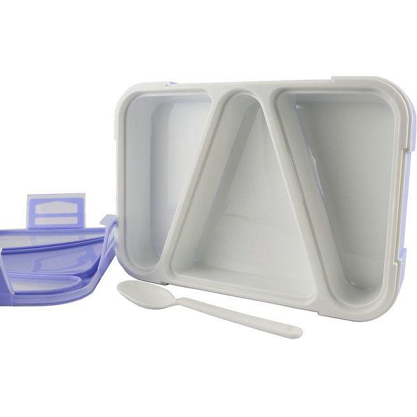 Pote Marmita Retangular Térmica Marmitex com Divisória Silicone ...