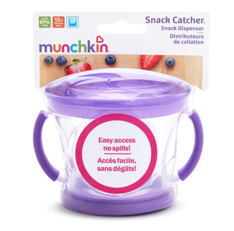 Pote Para Biscoito Bolacha Frutas Snack Infantil Munchkin Roxo ...