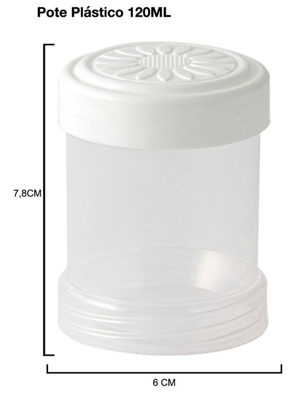 Pote Para Capsula 120 ml Caixa com 30 unidades - POTE DZ - Pote ...