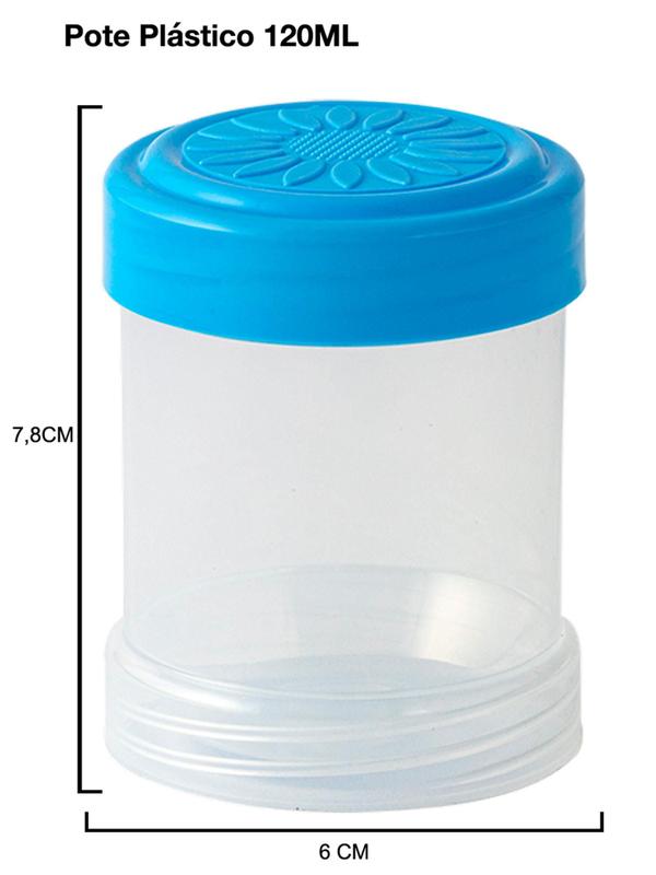 Pote Para Capsula 120 ml Caixa com 30 unidades - POTE DZ - Pote ...