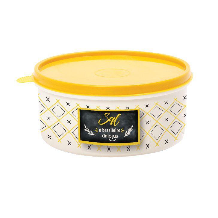 Pote porta sal decorado 750ml dmplas - Pote - Magazine Luiza
