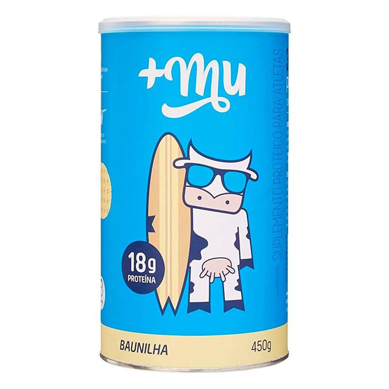 Pote Proteína Mais Mu Baunilha 450g - +Mu - Whey Protein - Magazine Luiza