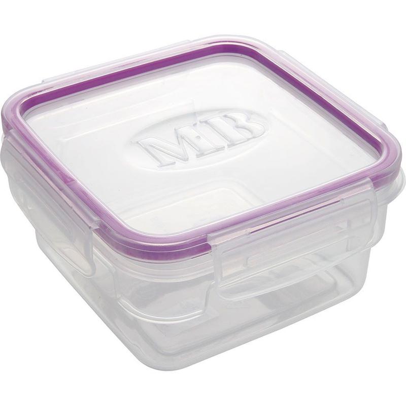 Pote Quadrado 850ml com Trava Premium MB - Plásticos MB - Pote ...