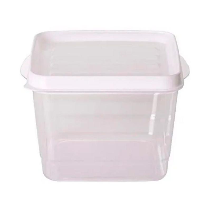 Pote Quadrado Plástico Multiuso Tampa Flexível 4,6ml Paramount - Pote ...