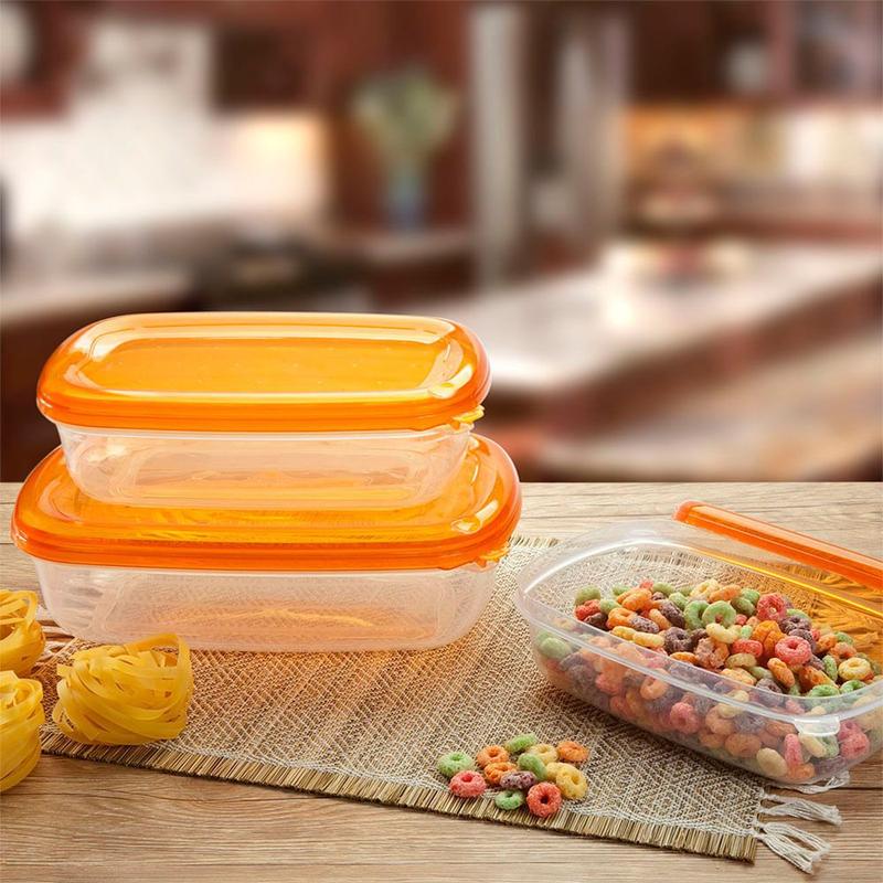 Pote Retangular Gde 3000 Ml Tranp - Plastutti - Pote - Magazine Luiza