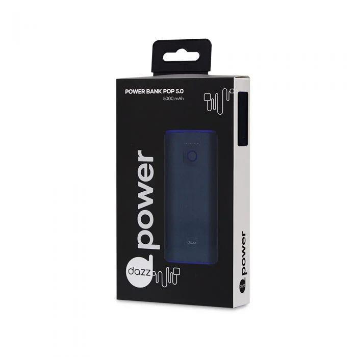 Power bank pop 5.0 5000mah azul - DAZZ - Carregador Portátil - Magazine ...