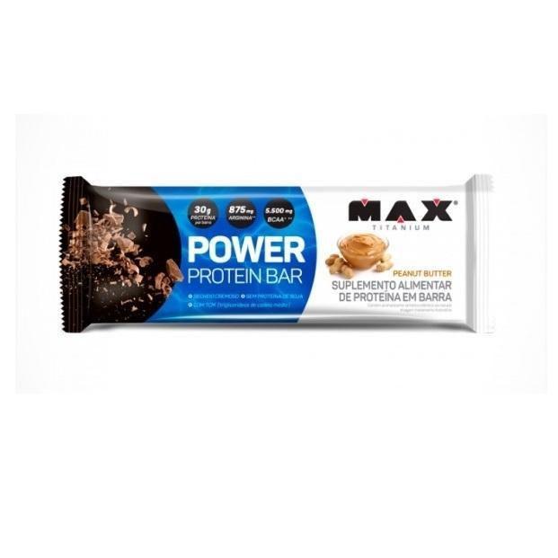 Power Protein Bar (41G) - Sabor: Peanut Butter - Max Titanium - Barra ...