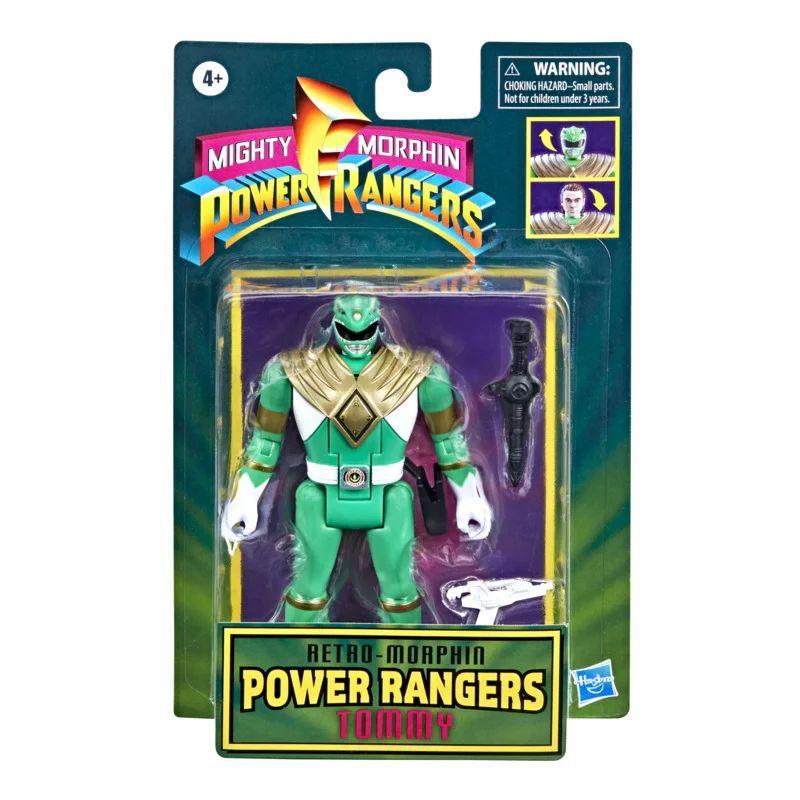 Power rangers retro ranger verde tommy hasbro f0546 - Bonecos ...