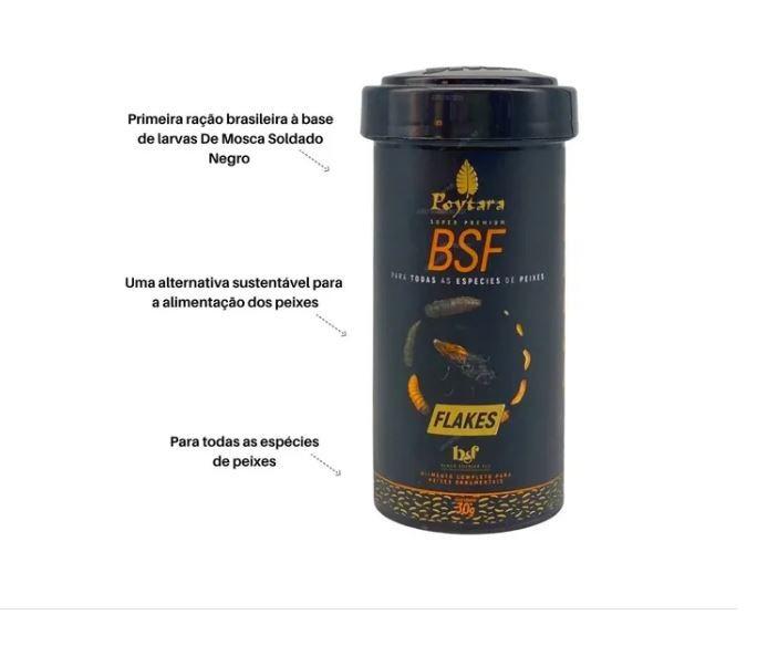 Poytara Ração Peixes Bsf Black Soldier Fly Flakes 30g - Outros Pets ...