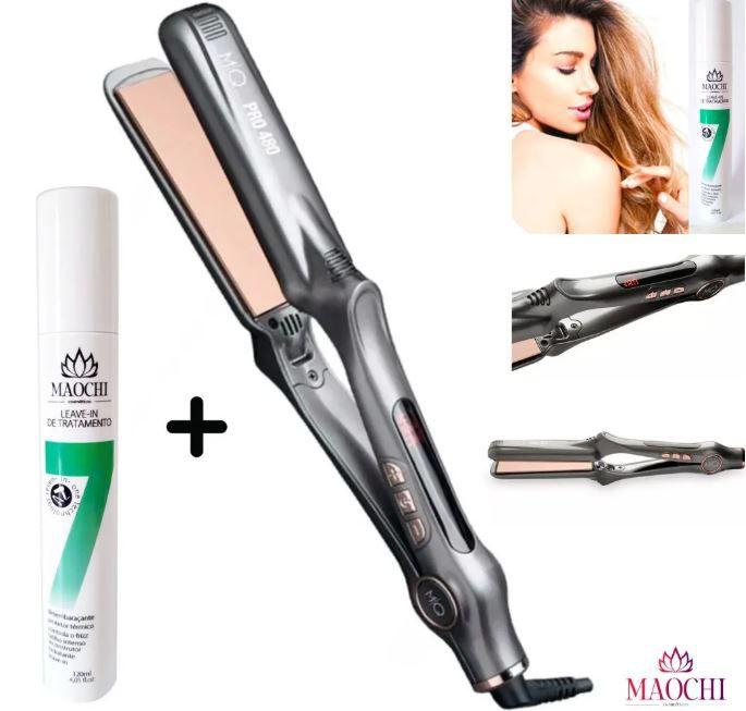 Prancha Mq Pro Placas De Titânio 480f Liso Até 5x+ Rápido - Chapinha ...
